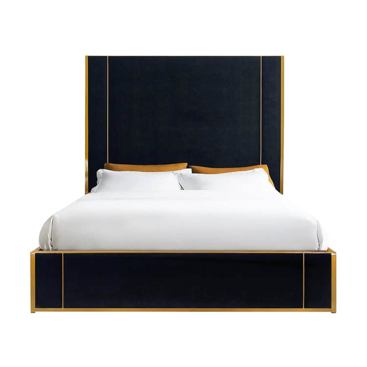 Wesley Allen Morgan Upholstered Metal Bed – The Mattress & Sleep Company